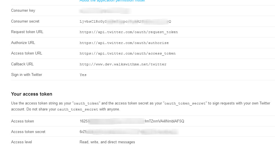 Post To Twitter Using Php Oauth Api Walkswithme